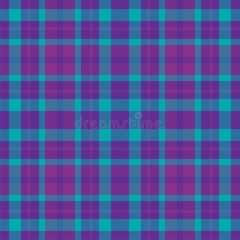 Blue Check Diagonal Seamless Fabric Texture Stock Vector - Illustration ...