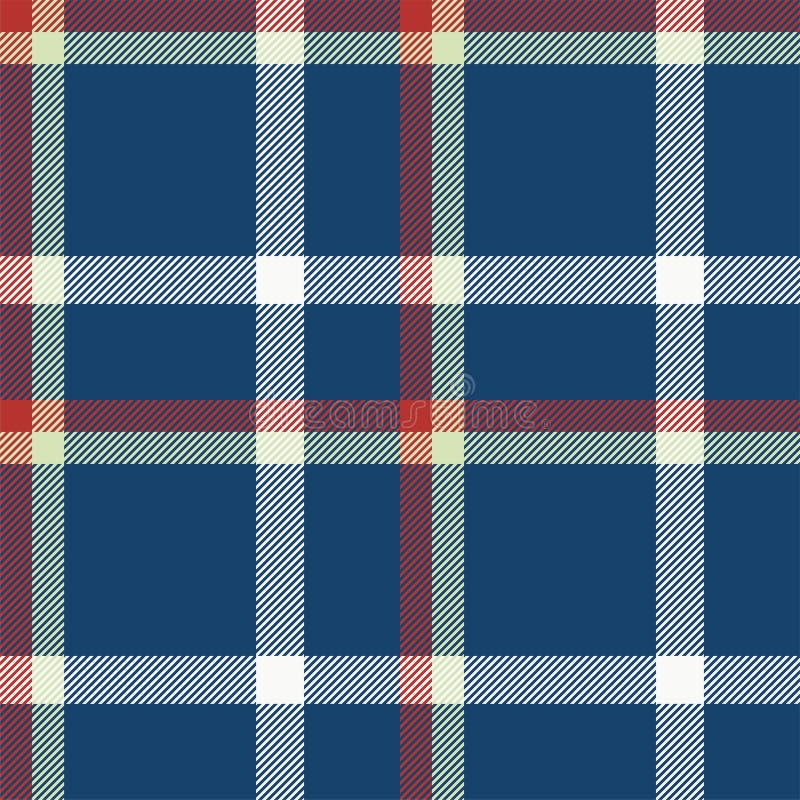 Blue Check Diagonal Seamless Fabric Texture Stock Vector - Illustration ...