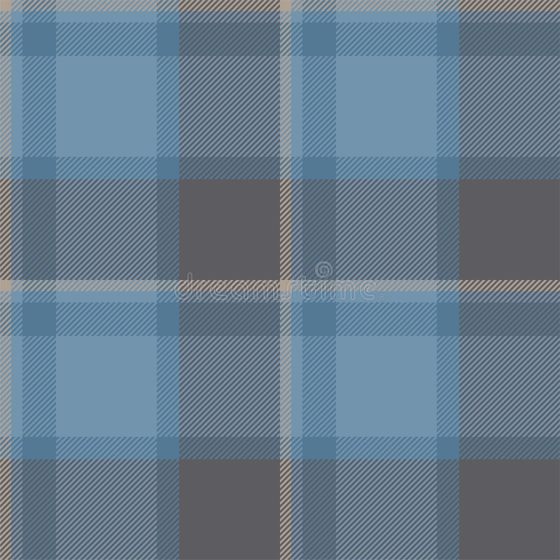 Blue Check Diagonal Seamless Fabric Texture Stock Vector - Illustration ...