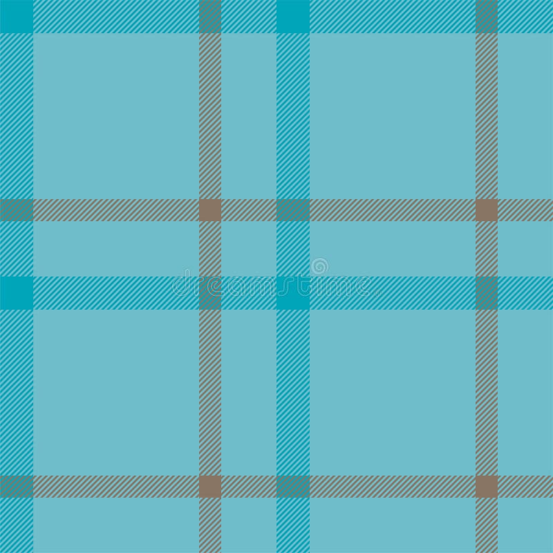 Plaid Seamless Pattern in Blue. Check Fabric Texture Stock Vector ...