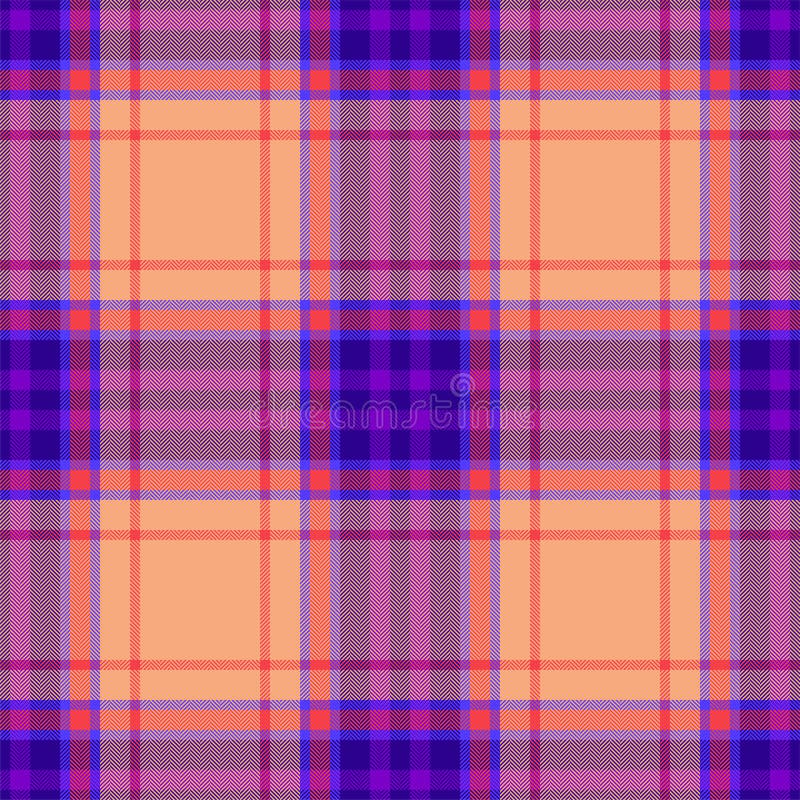 Plaid Seamless Pattern. Check Fabric Texture Stock Illustration ...