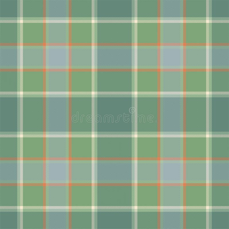 Plaid Seamless Pattern in Green. Check Fabric Texture Stock Vector ...
