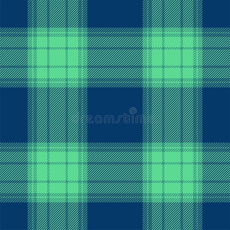 Plaid Seamless Pattern in Green. Check Fabric Texture Stock Vector ...