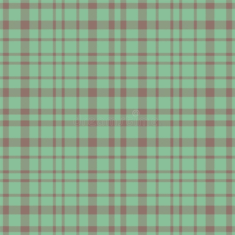 Plaid Seamless Pattern in Green. Check Fabric Texture Stock Vector ...
