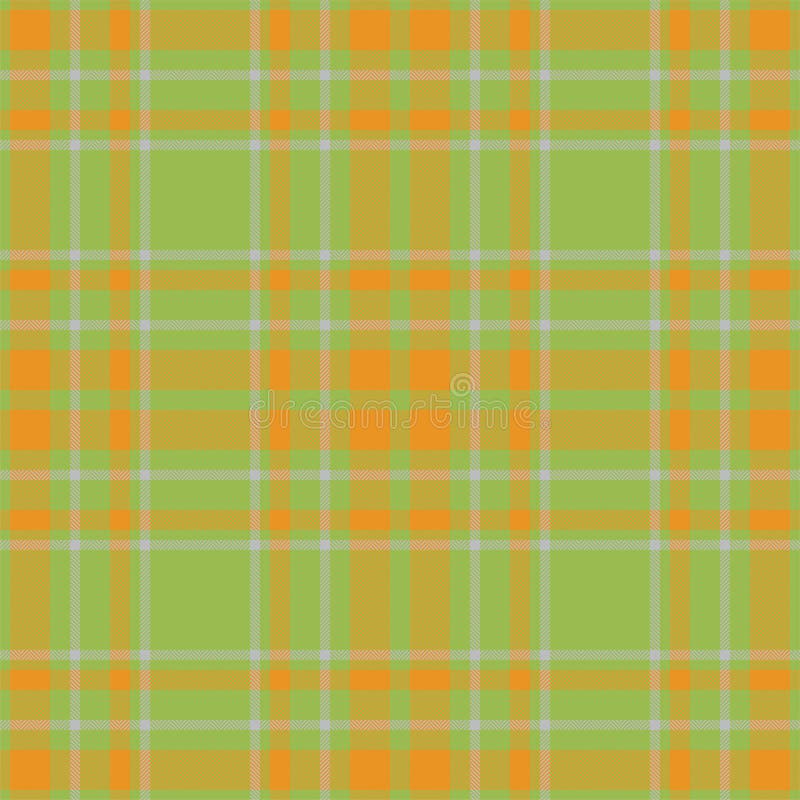Plaid Seamless Pattern in Green. Check Fabric Texture Stock Vector ...