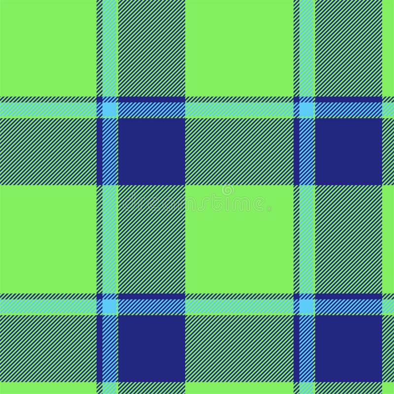 Plaid Seamless Pattern in Green. Check Fabric Texture Stock Vector ...