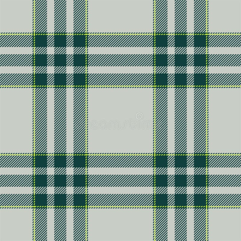 Plaid Seamless Pattern in Green. Check Fabric Texture Stock Vector ...