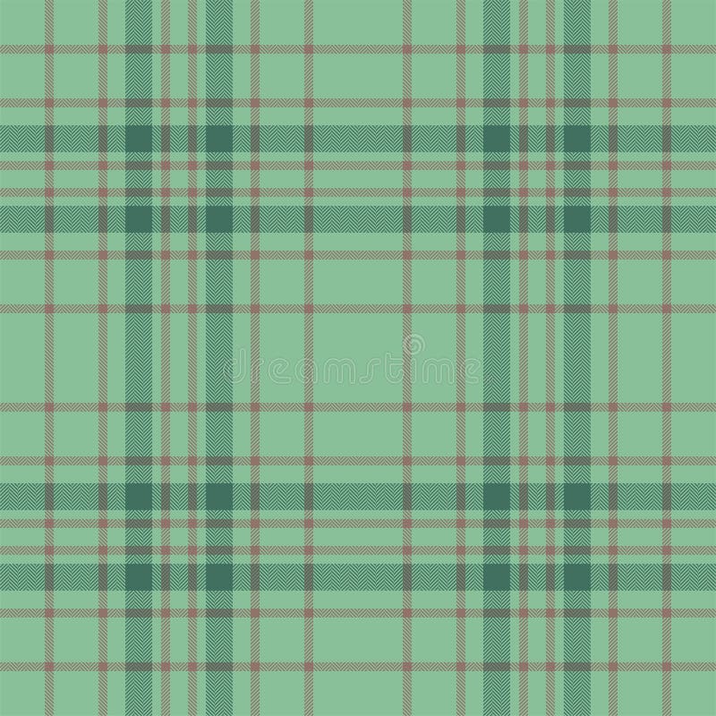 Plaid Seamless Pattern in Green. Check Fabric Texture Stock Vector ...