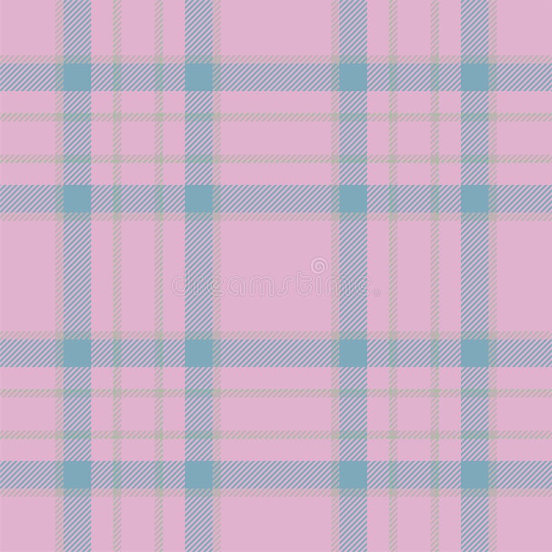 Plaid Seamless Pattern in Pink. Check Fabric Texture Stock Vector ...