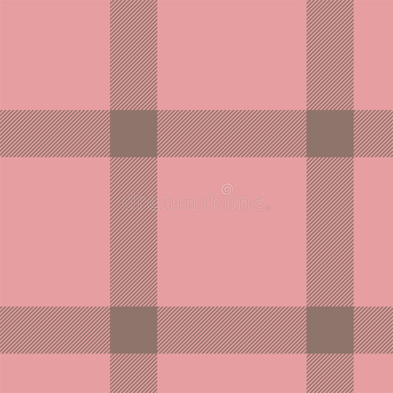 Plaid Seamless Pattern in Pink. Check Fabric Texture Stock Vector ...