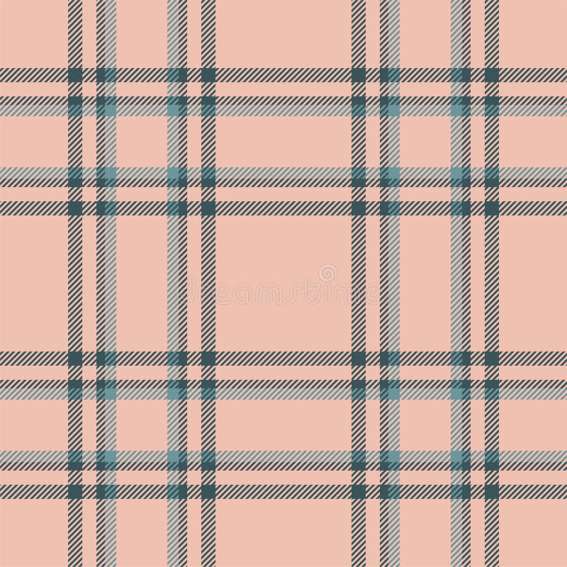 Plaid Seamless Pattern in Pink. Check Fabric Texture Stock Vector ...