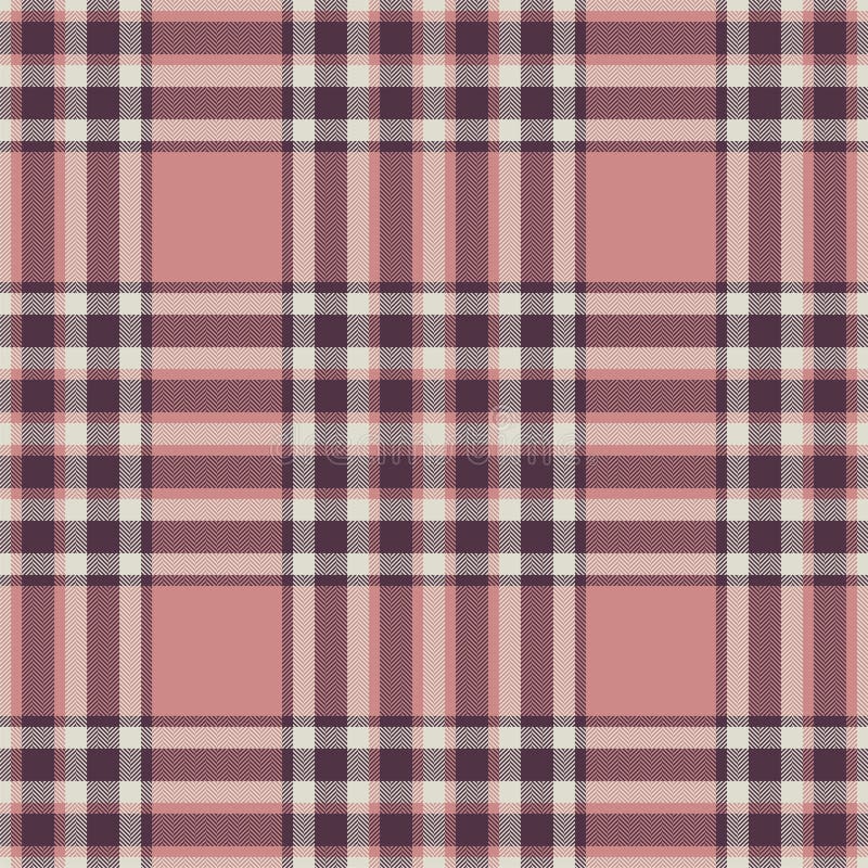 Plaid Seamless Pattern in Pink. Check Fabric Texture Stock Vector ...
