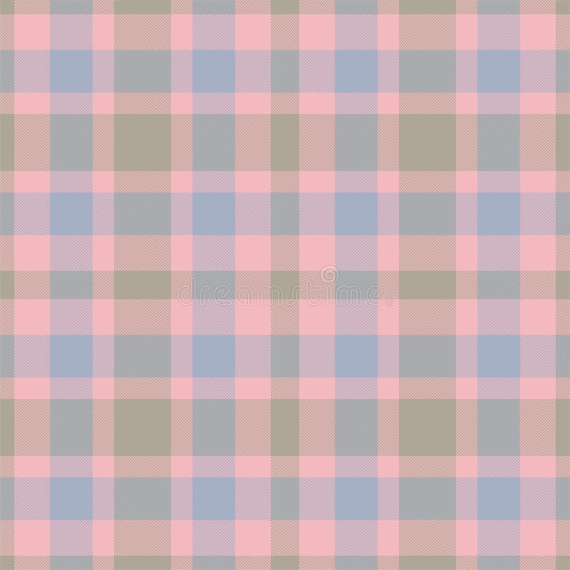 Plaid Seamless Pattern in Pink. Check Fabric Texture Stock Vector ...