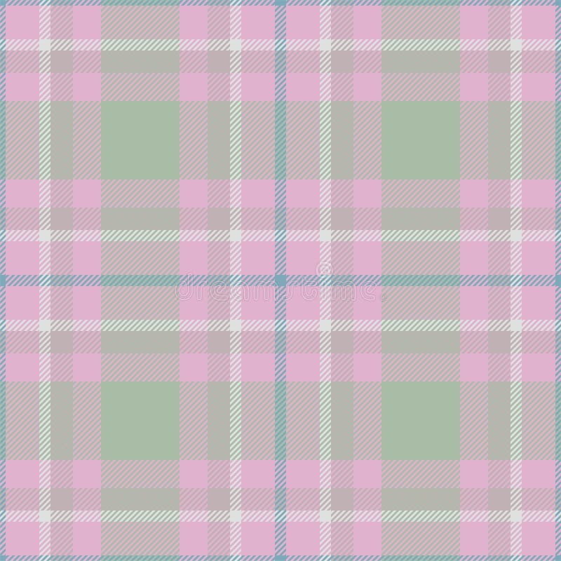 Plaid Seamless Pattern in Pink. Check Fabric Texture Stock Vector ...