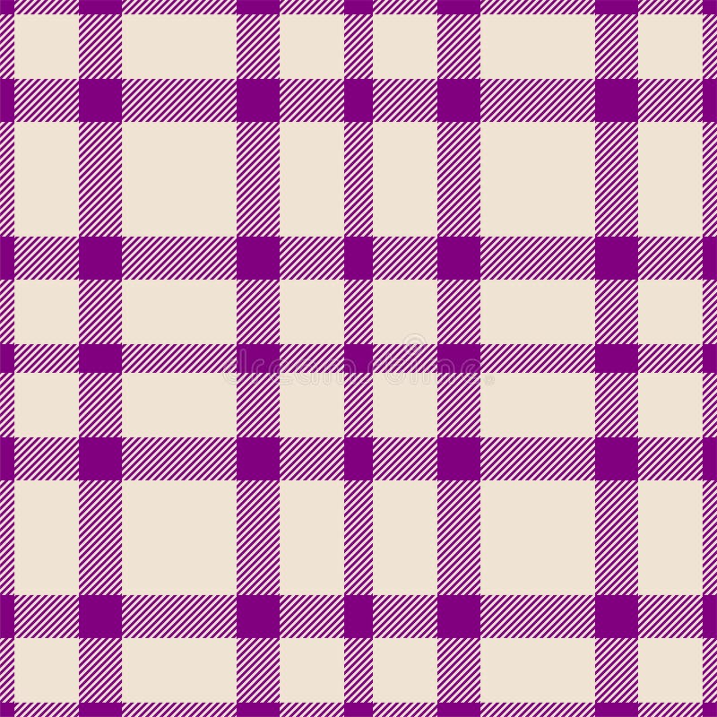 Plaid Seamless Pattern in Pink. Check Fabric Texture Stock Vector ...
