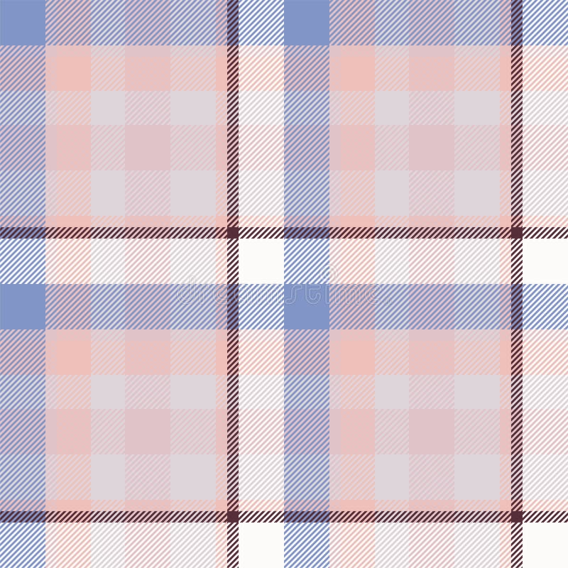 Plaid Seamless Pattern in Pink. Check Fabric Texture Stock Vector ...