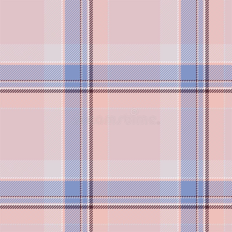 Plaid Seamless Pattern in Pink. Check Fabric Texture Stock Vector ...