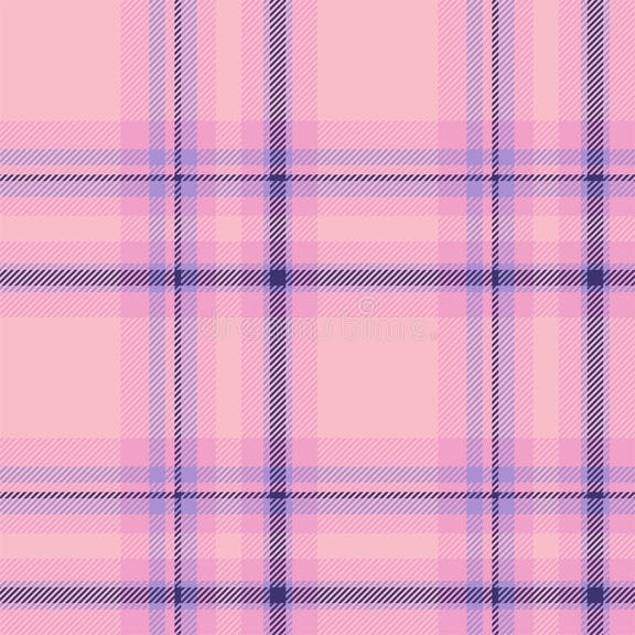 Plaid Seamless Pattern in Pink. Check Fabric Texture Stock Vector ...