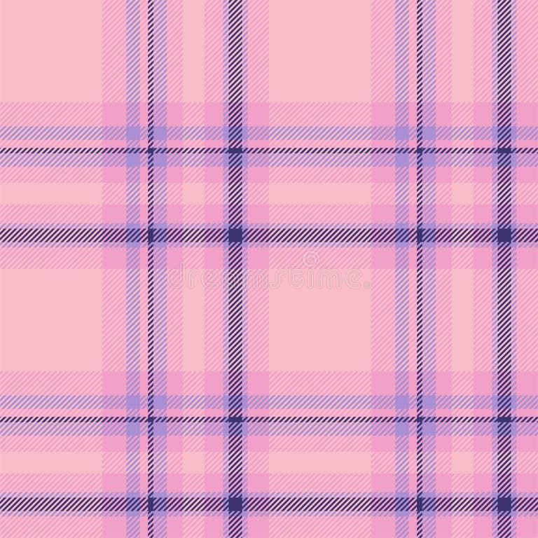 Plaid Seamless Pattern in Pink. Check Fabric Texture Stock Vector ...