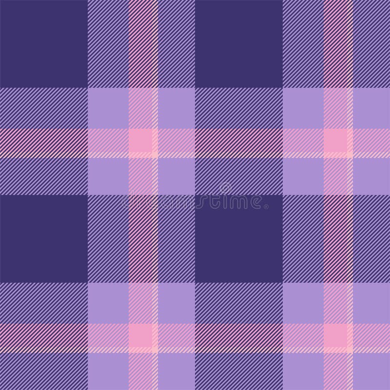 Plaid Seamless Pattern in Pink. Check Fabric Texture Stock Vector ...