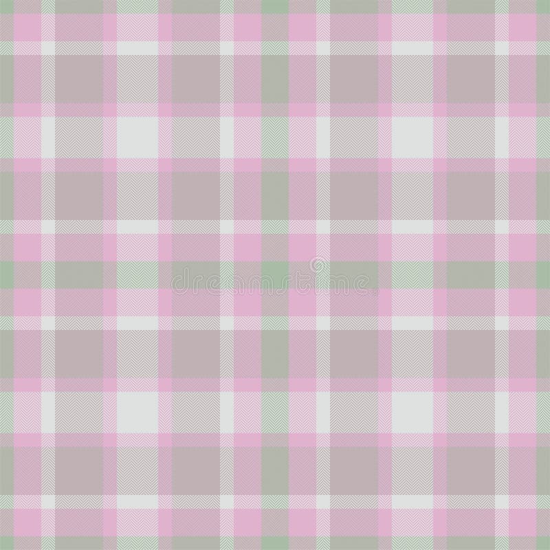 Plaid Seamless Pattern in Pink. Check Fabric Texture Stock Vector ...