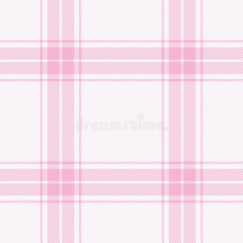 Plaid Seamless Pattern in Pink. Check Fabric Texture Stock Vector ...