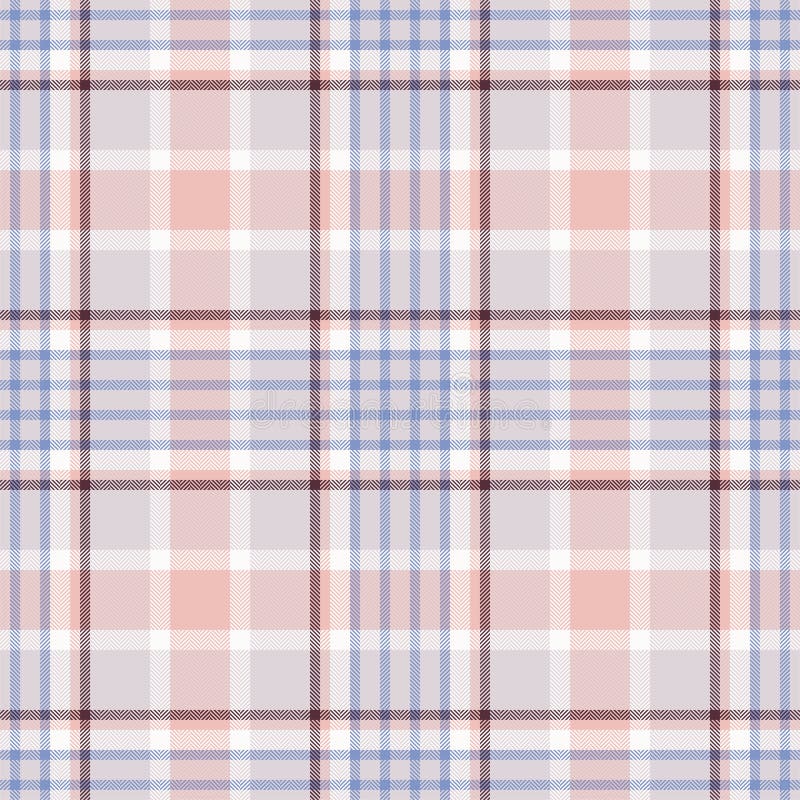 Plaid Seamless Pattern in Pink. Check Fabric Texture Stock Vector ...