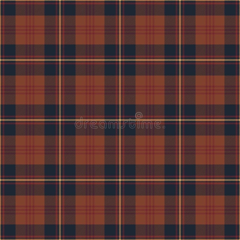 Autumn Plaid Check Seamless Pattern Stock Vector - Illustration of ...