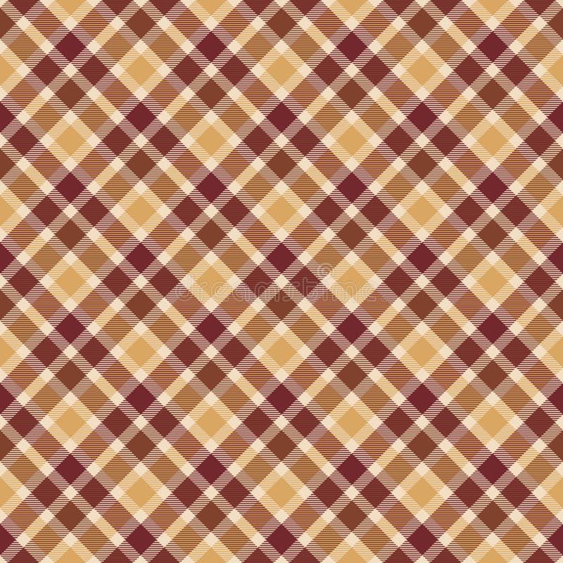Autumn Plaid Check Seamless Pattern Stock Vector - Illustration of ...