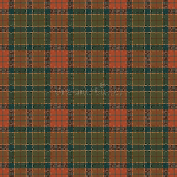 Harvest Time Autumn Plaid Check Seamless Pattern Stock Vector ...