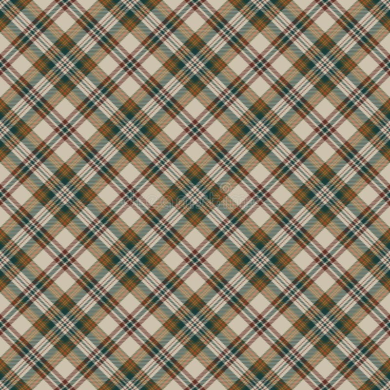 Harvest Time Autumn Plaid Check Seamless Pattern Stock Vector ...