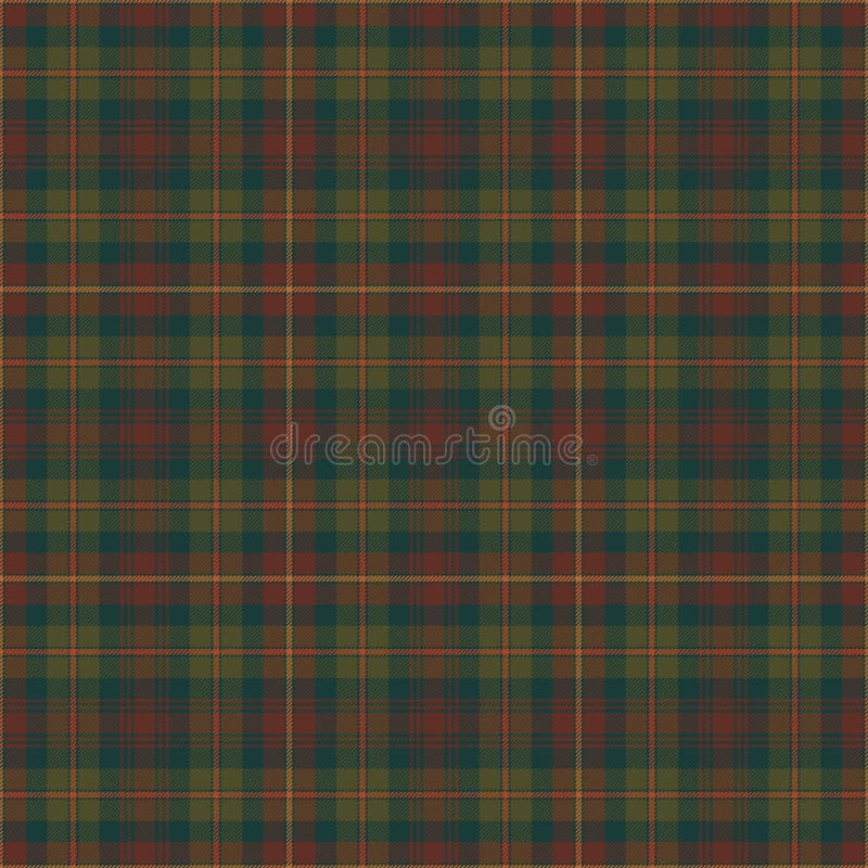 Harvest Time Autumn Plaid Check Seamless Pattern Stock Vector ...