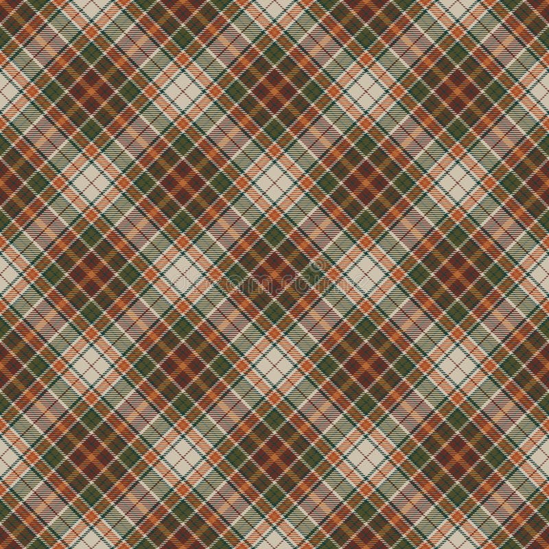 Harvest Time Autumn Plaid Check Seamless Pattern Stock Vector ...