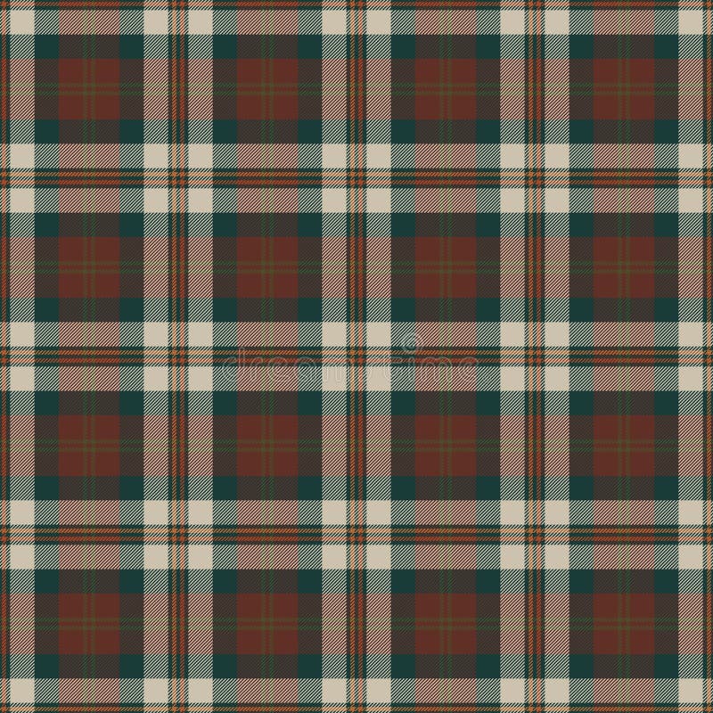 Harvest Time Autumn Plaid Check Seamless Pattern Stock Vector ...