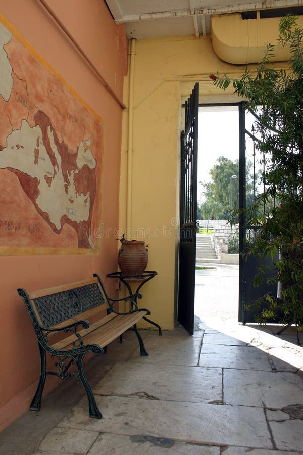 Plain-air interior 2 stock image. Image of entrance, classical - 75147