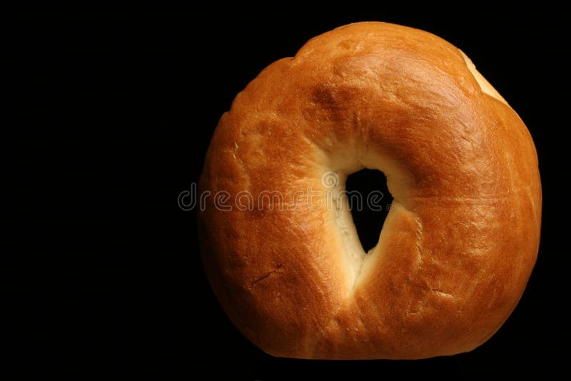 Plain bagel stock image. Image of subsistence, cholesterol - 163365