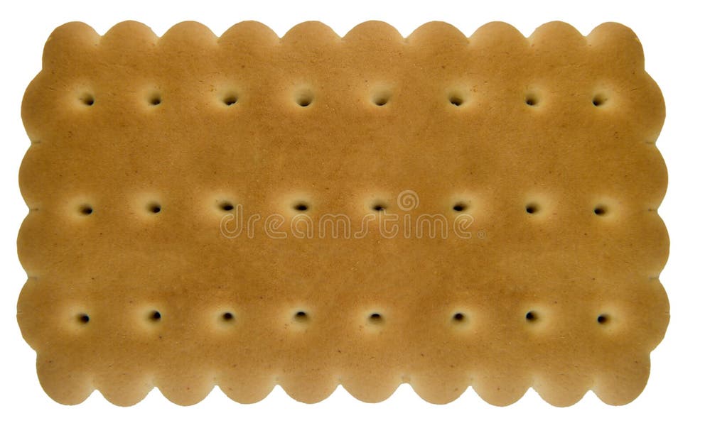 Plain biscuit. stock photo. Image of horizontal, studio - 18487034