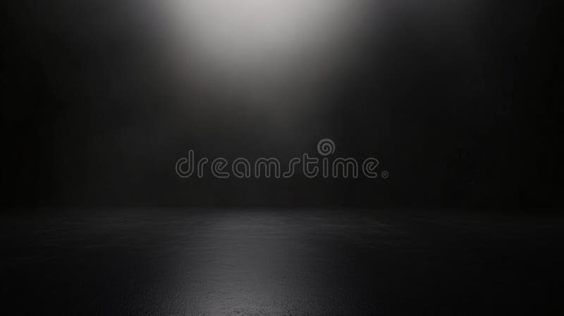 A Plain Black Background is Enhanced by Soft White Light Fading in from ...