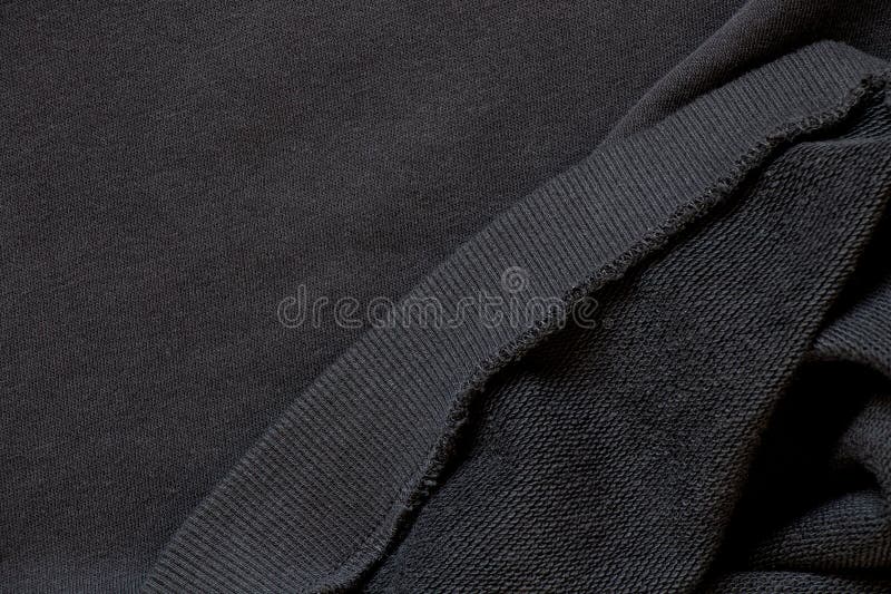 Plain Black Cotton Fabric As Background , Black Clothes Stock Photo ...