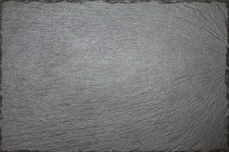 Plain Black Stone Slate Board in Full Frame. Stock Photo - Image of ...