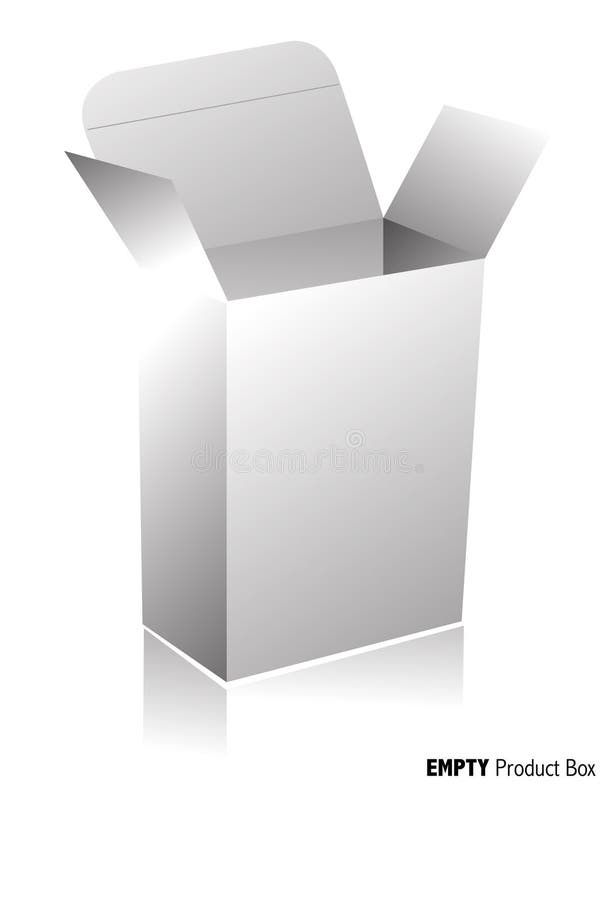 Plain blank box (12Mb) stock illustration. Illustration of guide - 372075