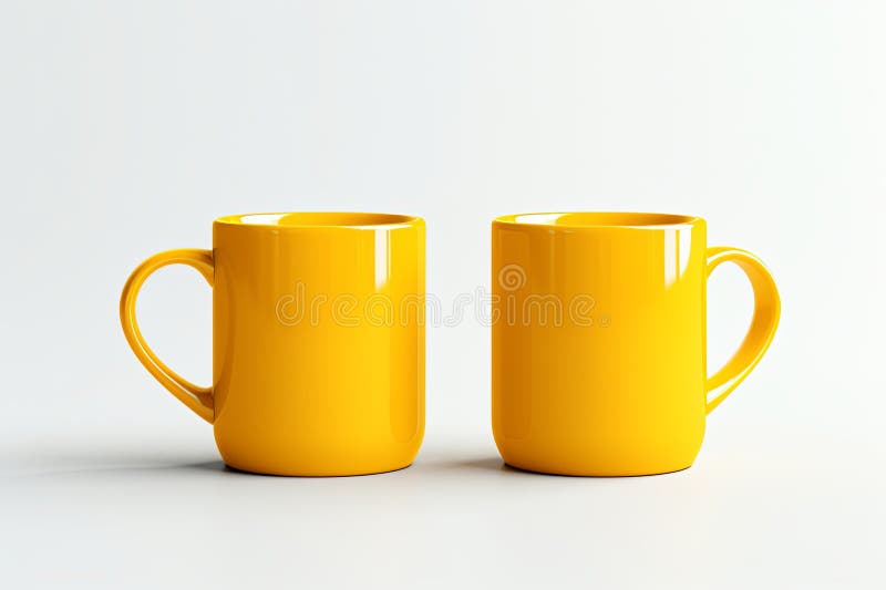 Mug Mockup Yellow Handle Stock Illustrations – 181 Mug Mockup Yellow ...