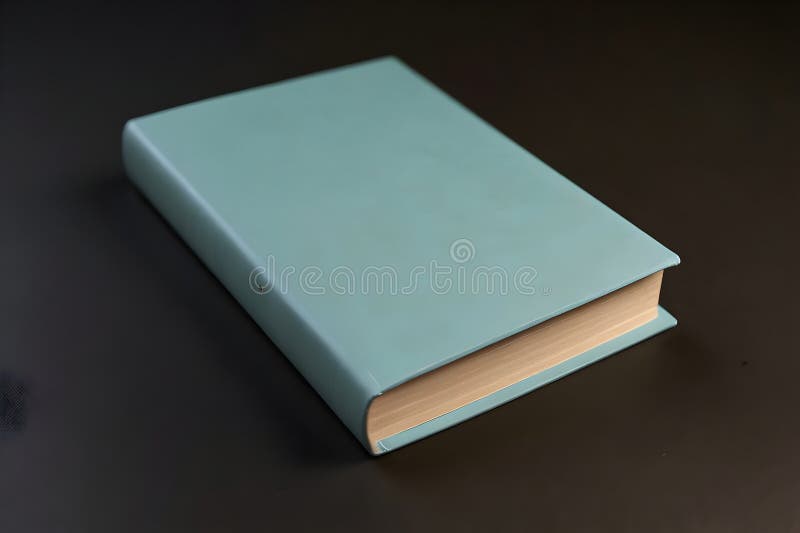 Plain Book Lying on Neutral Surface for Design Mockups Stock ...