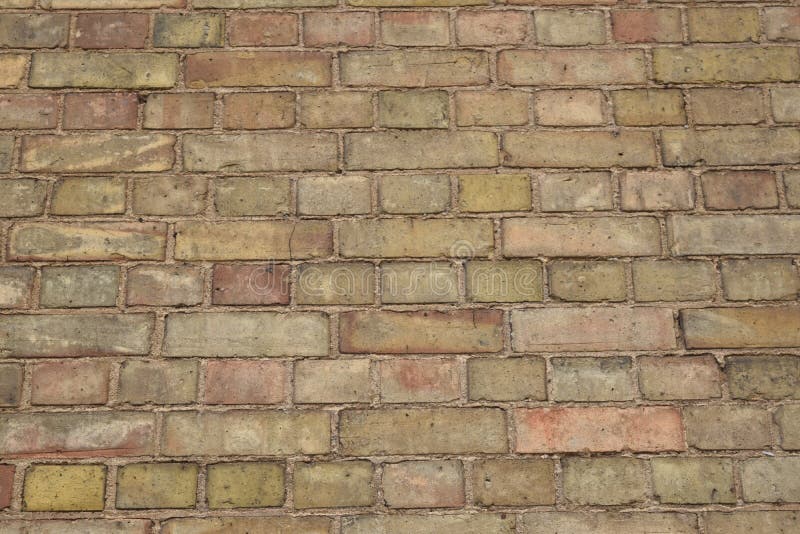 Plain brick wall stock image. Image of brick, yellow - 82374759