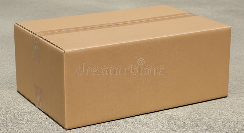 Simple Rectangular Brown Cardboard Box Stock Illustrations – 2,773 ...