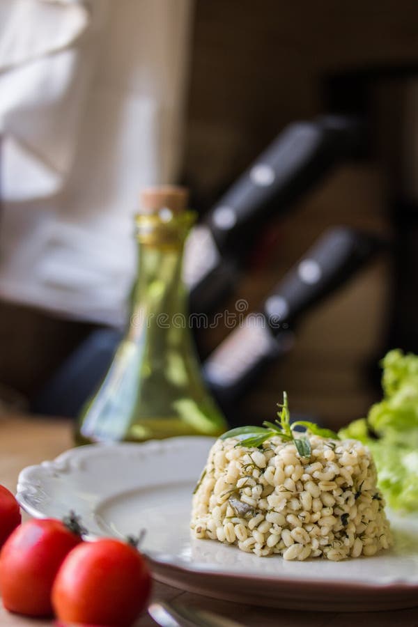 Plain bulgur rice. stock photo. Image of indian, healthy - 75351428