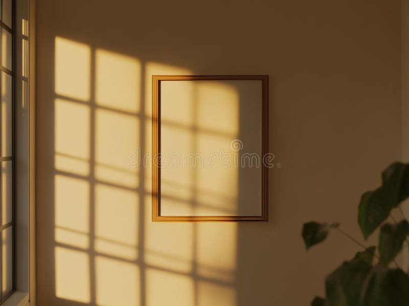 Plain Canvas Frames for Creating Art Illustrations and Mockups Stock ...