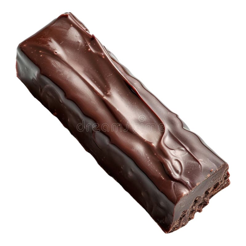 Plain Chocolate Slice on Transparent Background - Ai Generated Stock ...