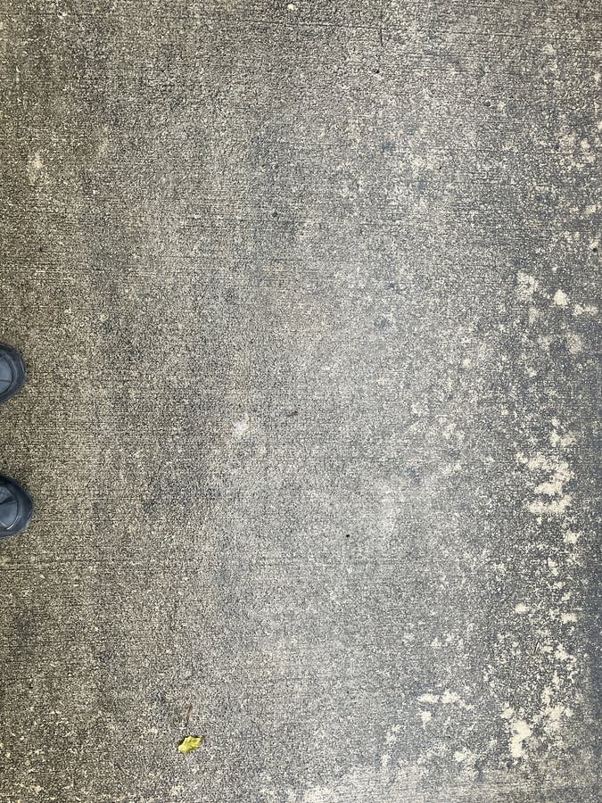 Plain Concrete Wall Surface Texture Background Tip of Feet Stock Photo ...