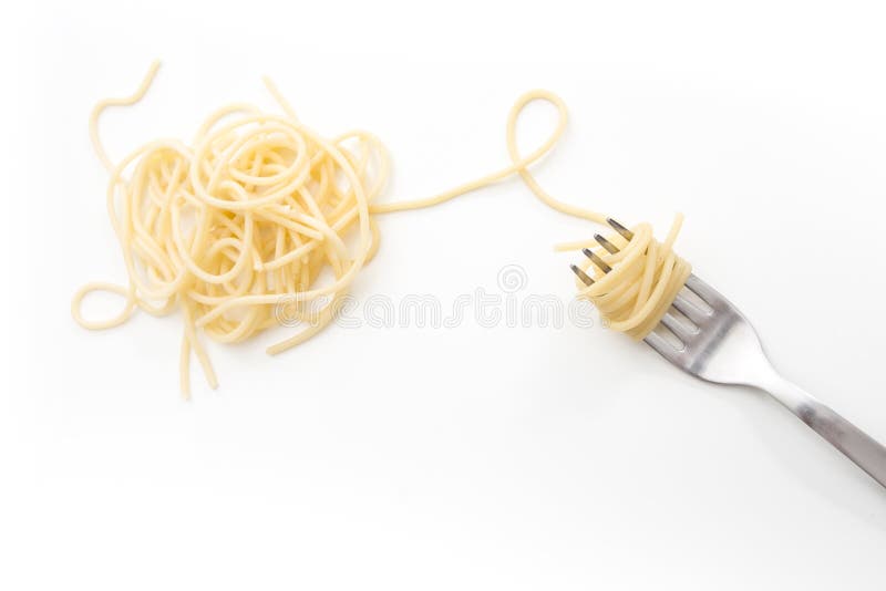 Plain Cooked Spaghetti Pasta No Topping Stock Photo - Image of ...